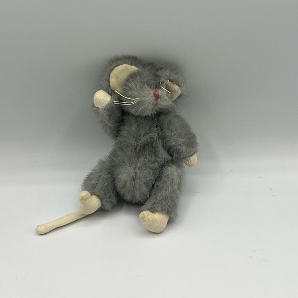 Ty | Toys | Ty Attic Treasure Squeaky The Mouse Gray White Plush ...